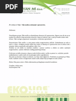 Primjer Izjave | PDF