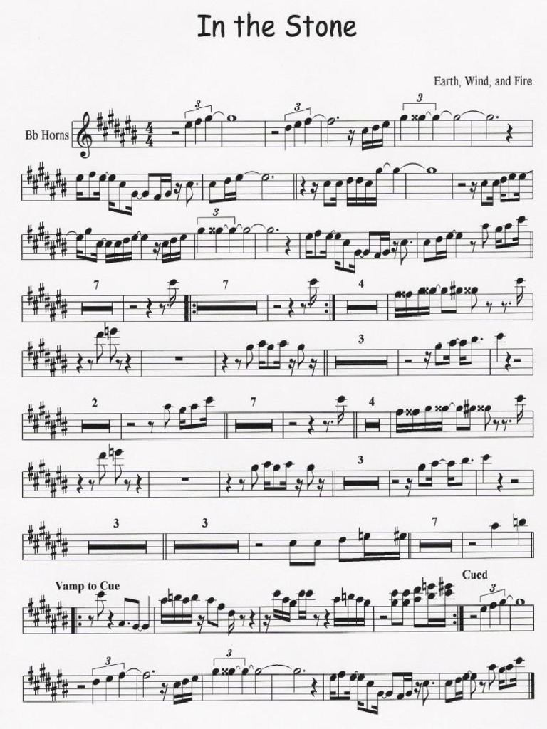 Jerry Hey - in The Stone - Horns PDF | PDF