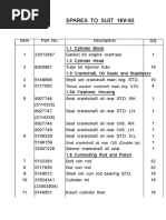 FORD Zetec Engine Parts List - 01 | PDF | Internal Combustion Engine ...