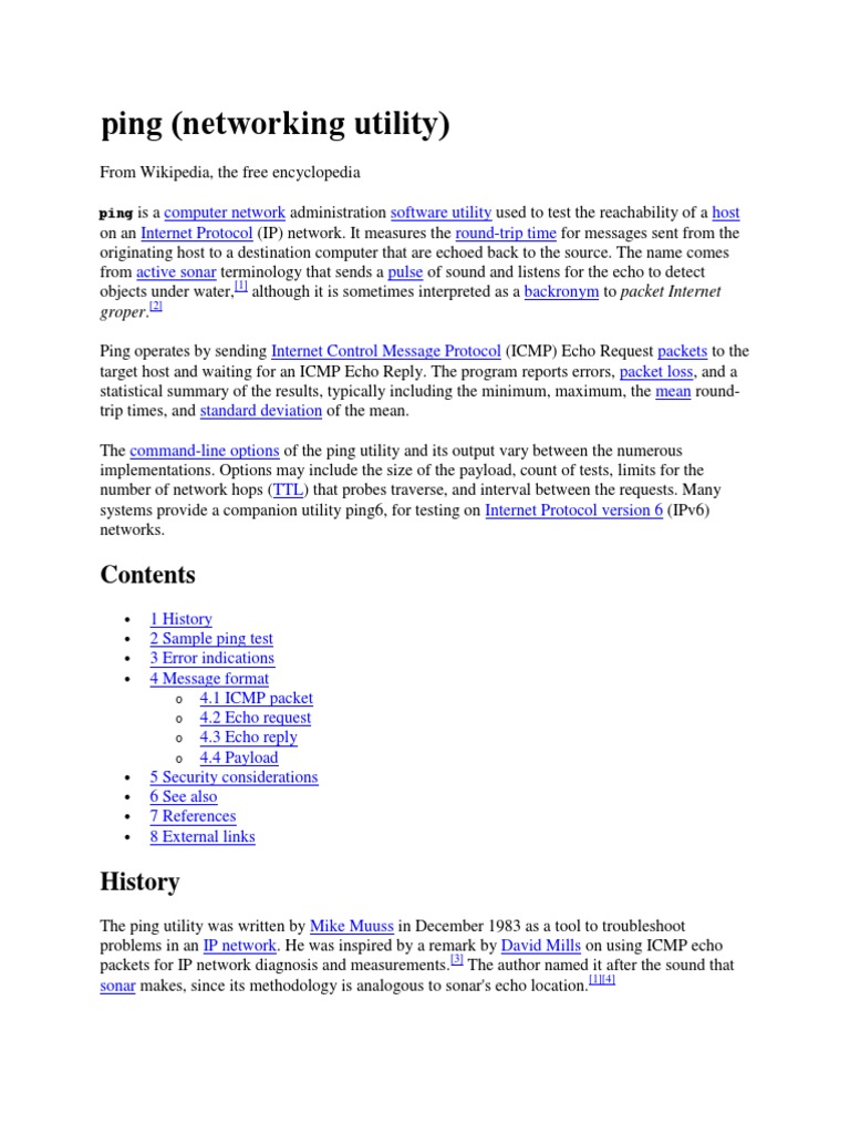 Ping (Networking Utility) : Groper | PDF | Internet Protocols ...