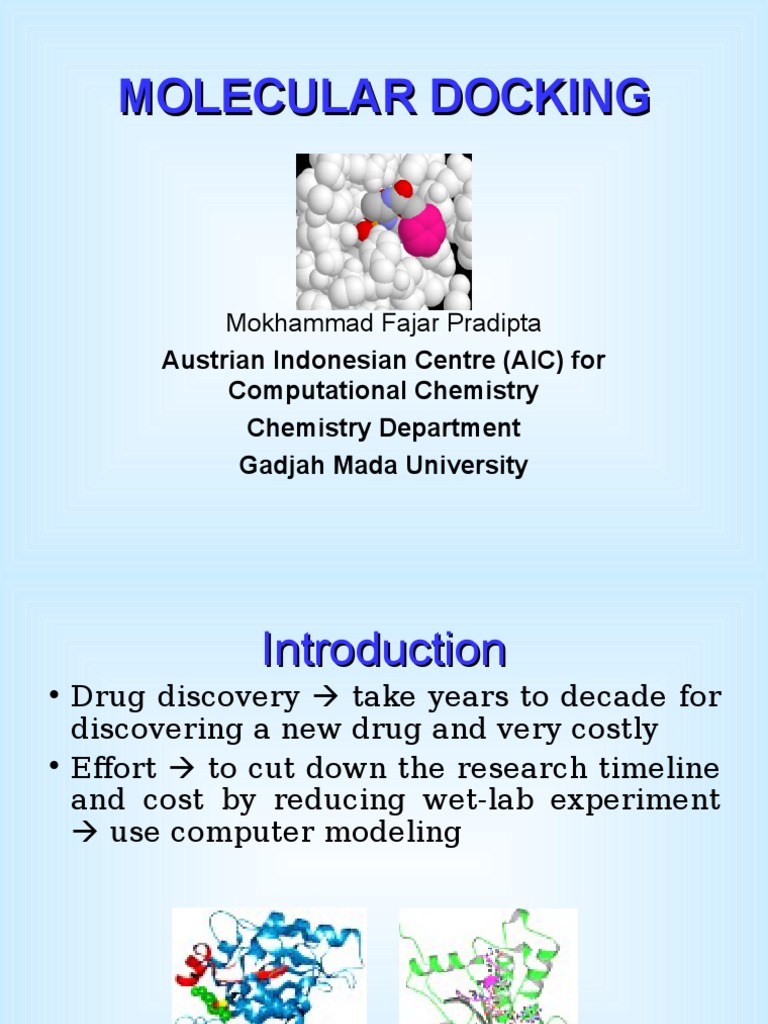 Molecular Docking | PDF | Drug Design | Docking (Molecular)