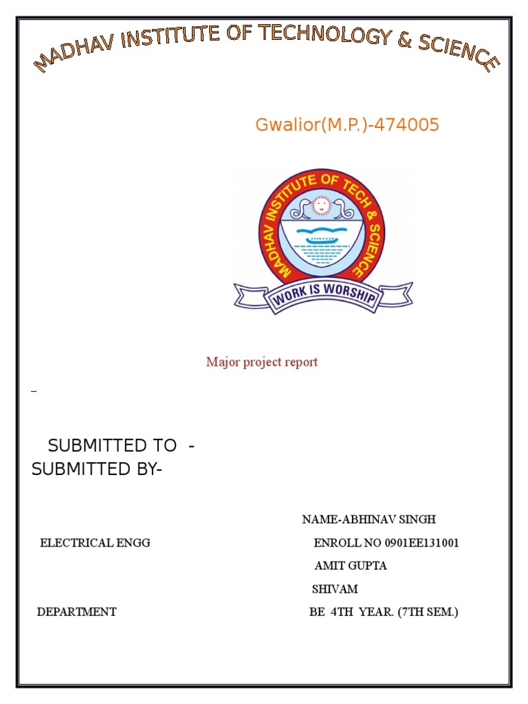 Mits Front Page | PDF