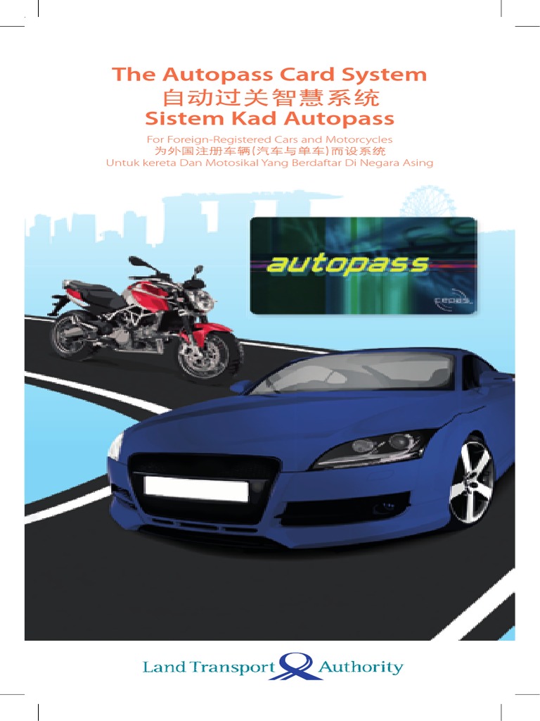 Singapor Autopass - Card - System - Brochure PDF | PDF | Land Transport | Payments