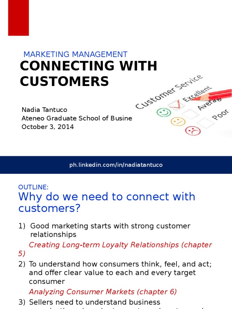 Connecting with Customers for Loyalty | PDF | Consumer Behaviour ...