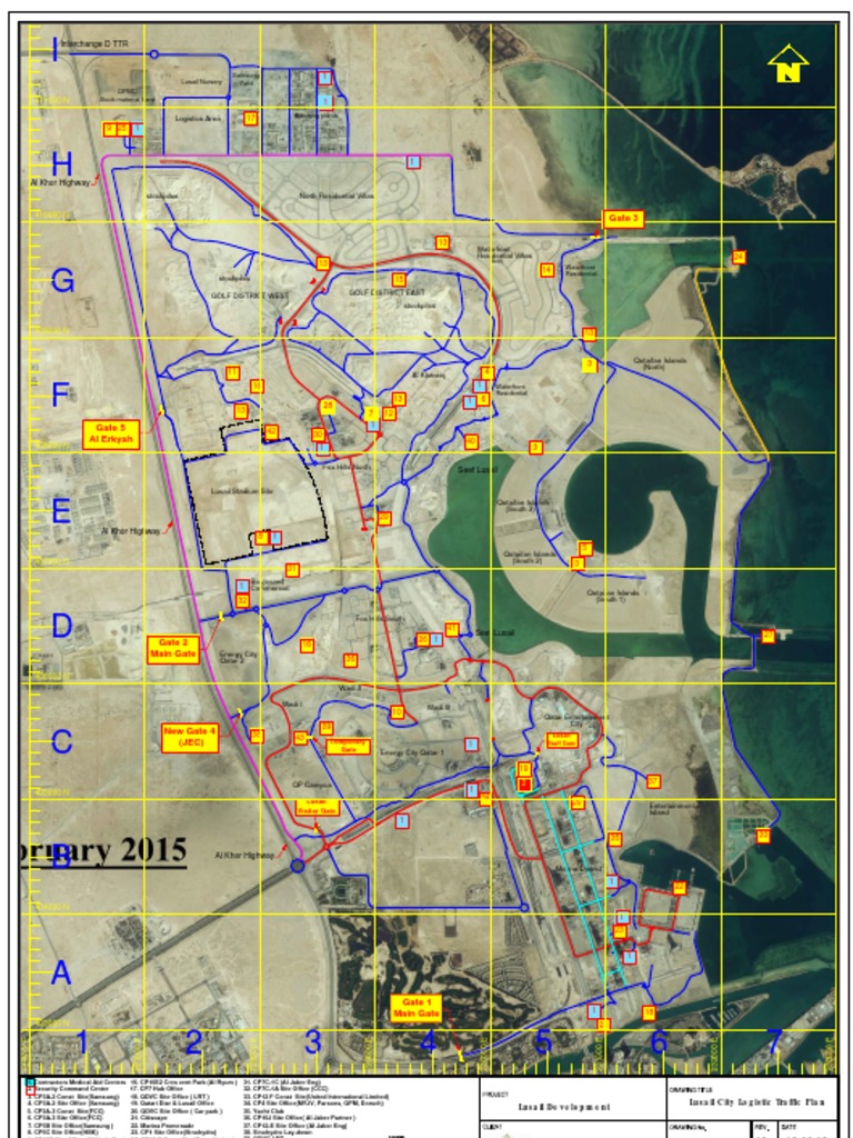 Lusail Grid | PDF | Road Transport | Transport