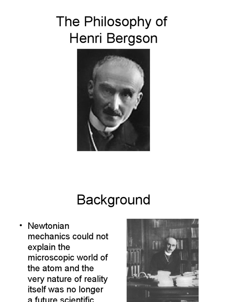Henri Bergson's Philosophy Insights | PDF