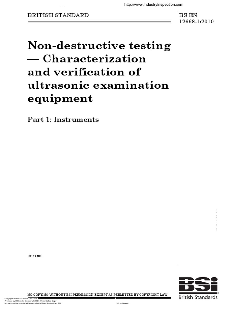 En 12668-1-2010 PDF | PDF | Amplitude | Decibel