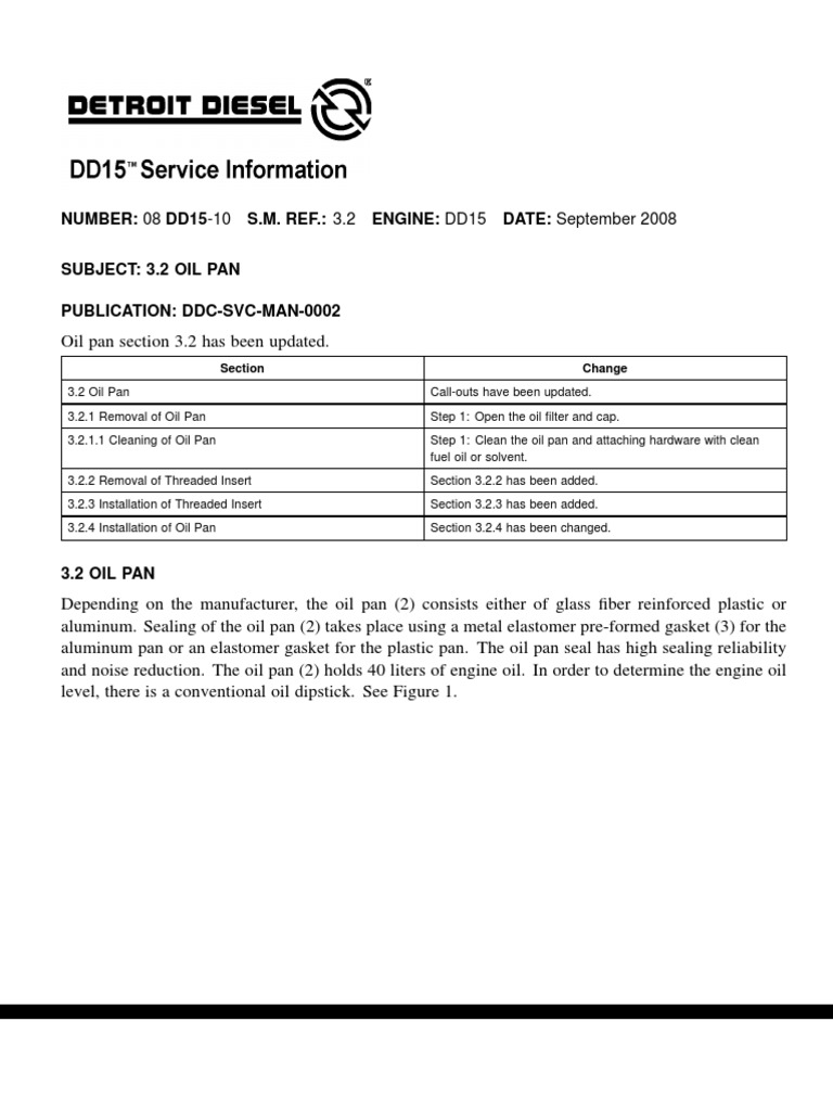 DD15 Detroit Diesel | PDF | Screw | Diesel Fuel