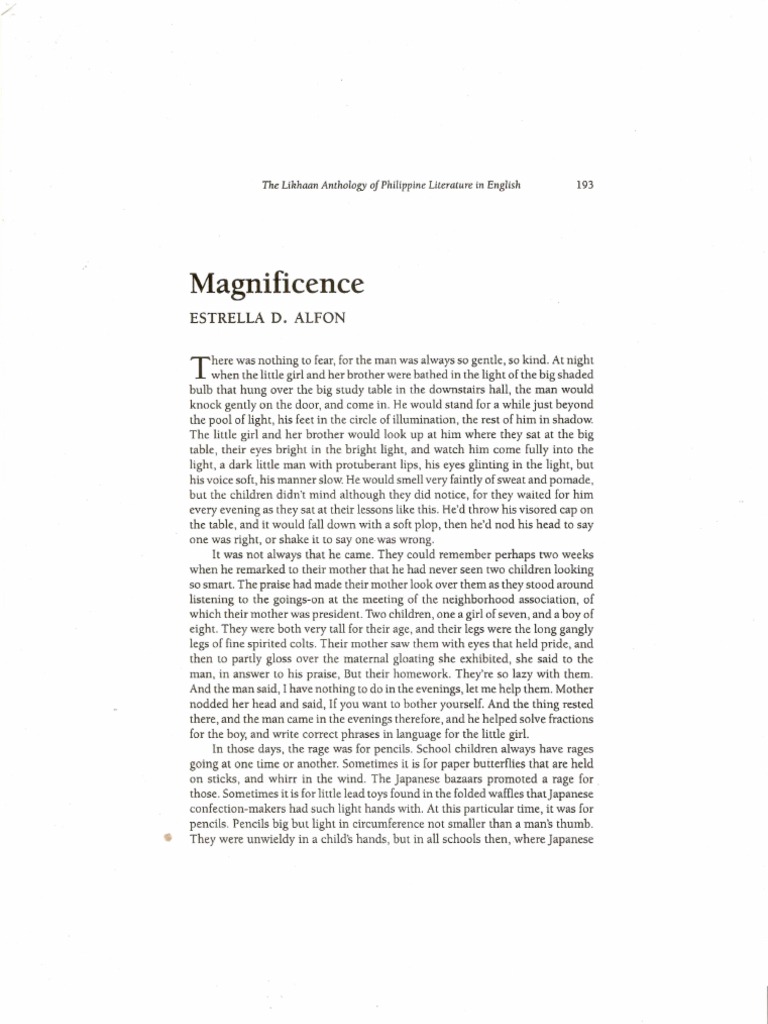 Magnificence - Estrella Alfon