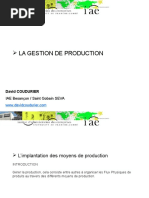 Gestion de La Production Cours 1 | PDF