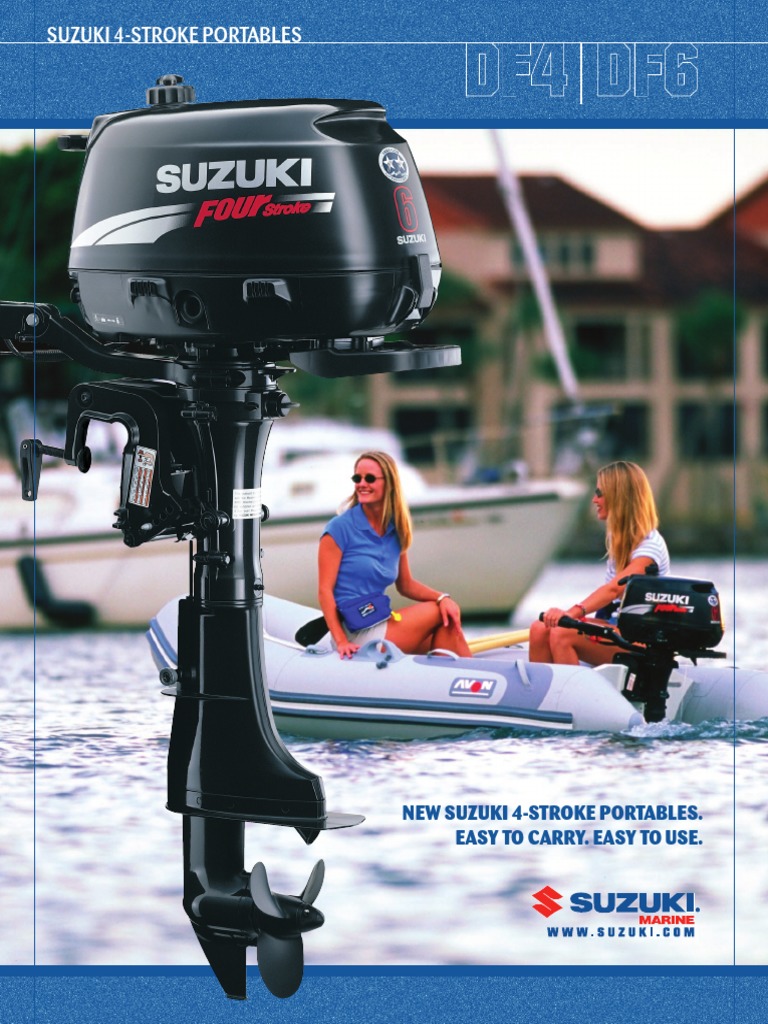 Suzuki Df6 4service | PDF | Steering | Engines