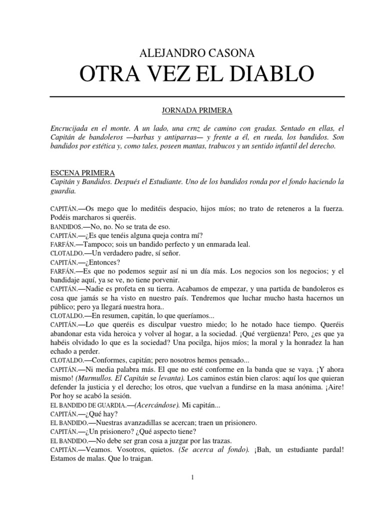 Otra Vez El Diablo | PDF | Diablo | Amor