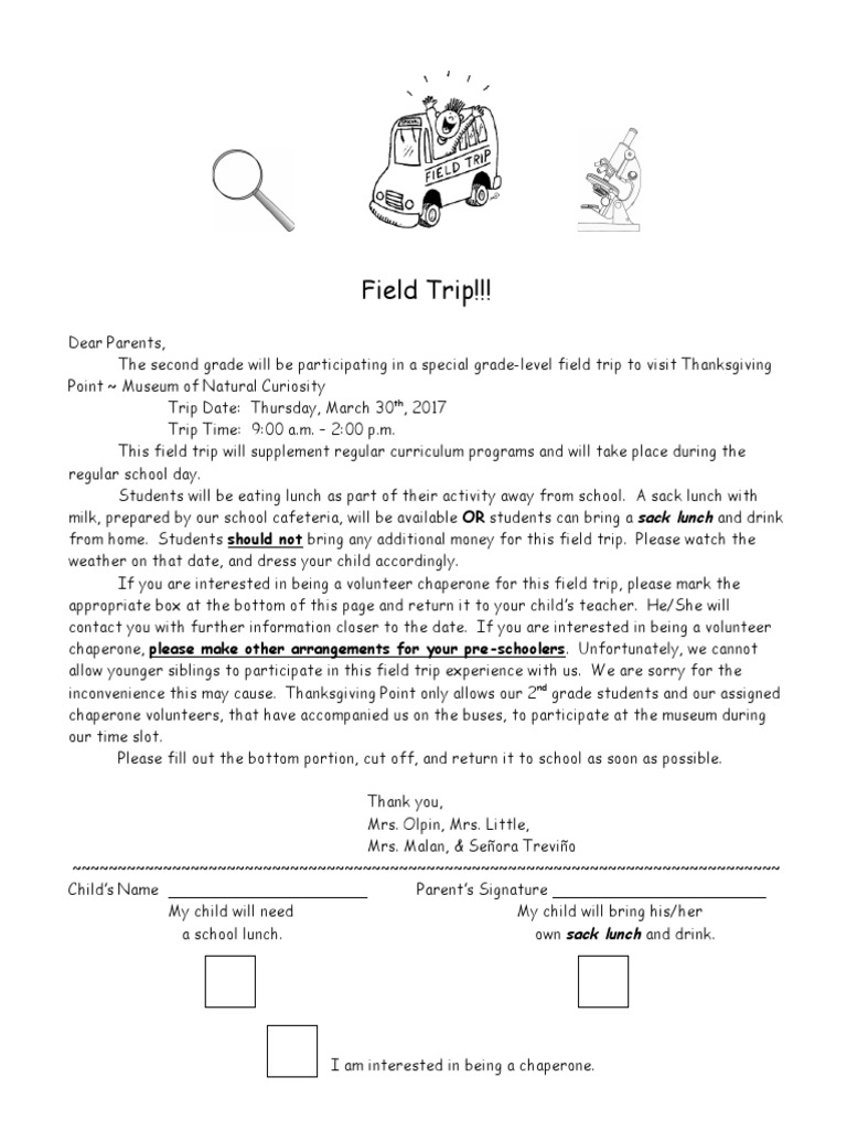 Field Trip Note 2017 | PDF