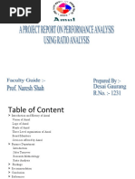 Financial Analysis of AMUL | PDF | Cash Flow Statement | Depreciation