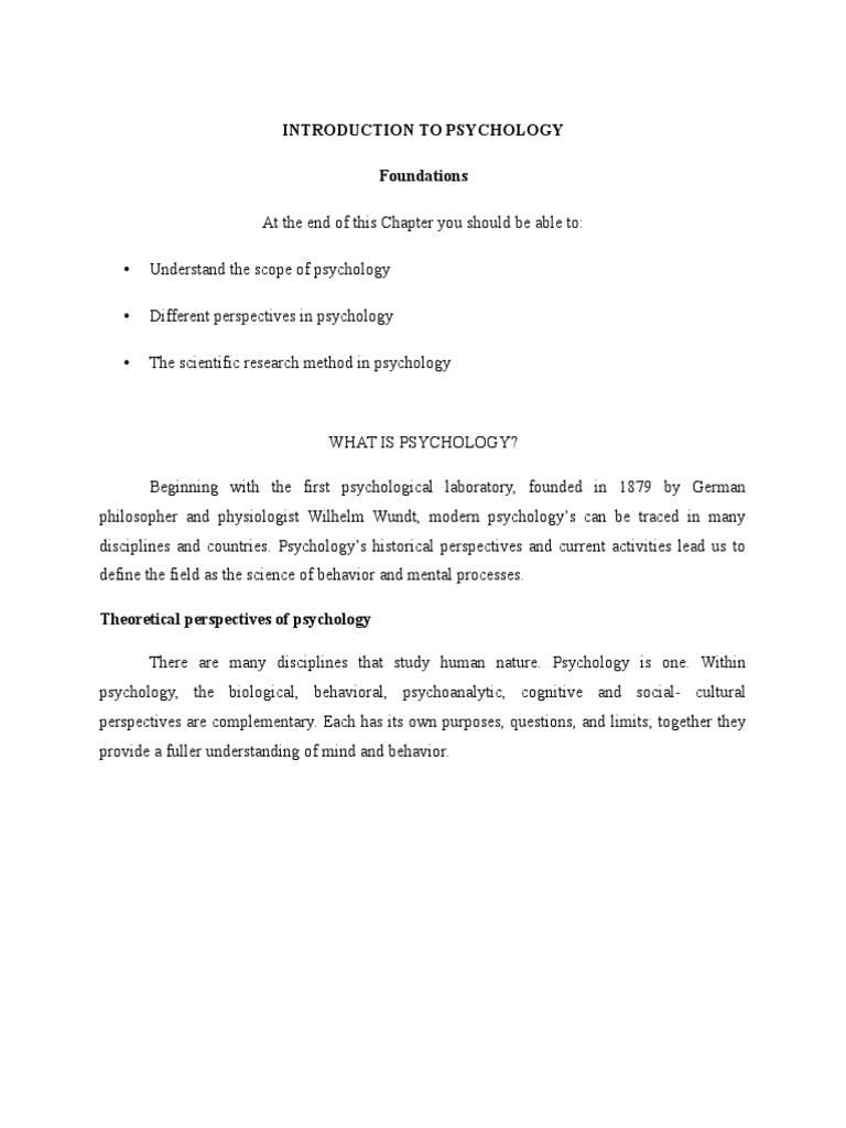 What Is Psychology | PDF | Experiment | Correlation And Dependence