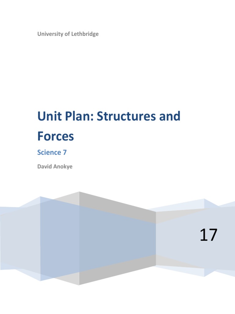 Science 7 Structure and Forces - For Merge | PDF | Force | Educational ...