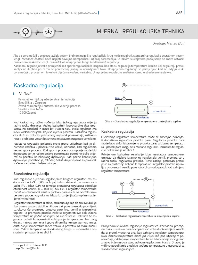 Kaskadna Regulacija | PDF