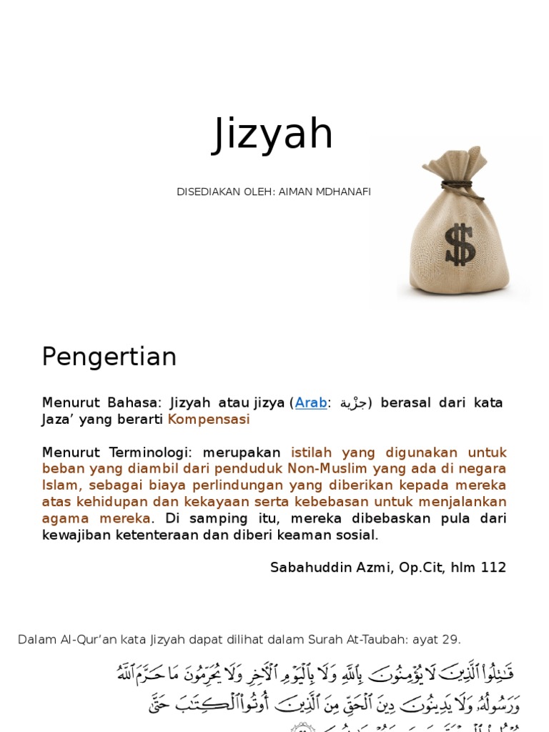 Jizyah | PDF