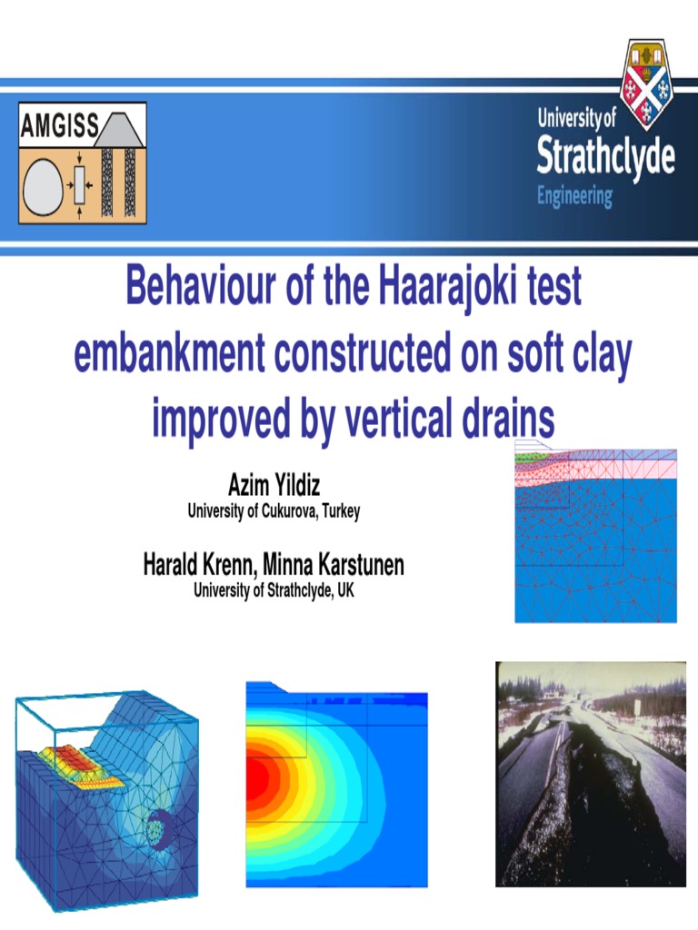 Embankment On Soft Clay Improved With PVD | PDF | Solid Mechanics ...