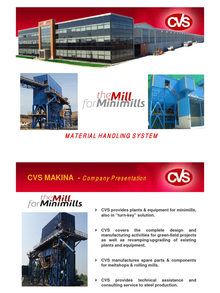 Cvs Mhs Presentation 09 | PDF | Belt (Mechanical) | Steel Mill