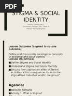 Goffman 1963 Stigma Definition | PDF | Social Stigma | Behavioural Sciences