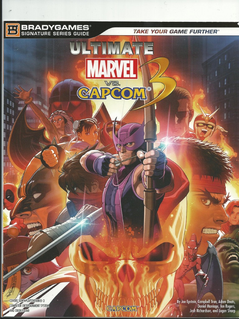 Ultimate Marvel vs. Capcom 3 BradyGames Official Guide (Part 1) | PDF ...