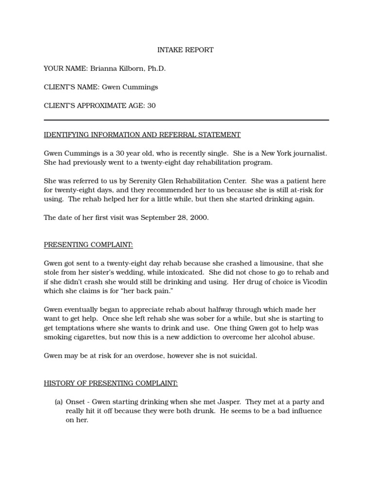 case study 4 28 days | Drug Rehabilitation | Substance Abuse