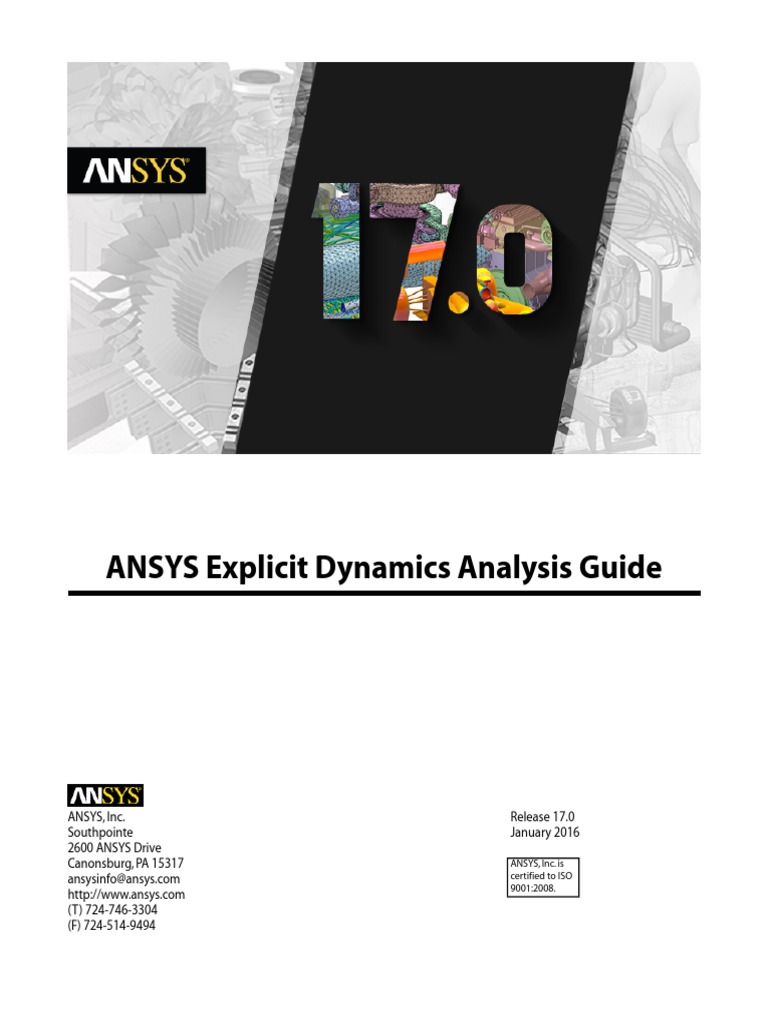 ANSYS Explicit Dynamics Analysis Guide | PDF | Continuum Mechanics | Elasticity (Physics)