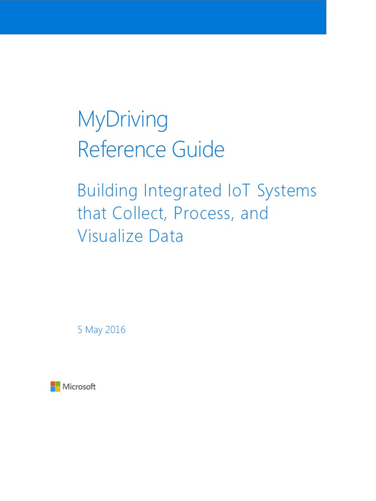 MyDriving Reference Guide PDF | PDF | Internet Of Things | Gateway ...