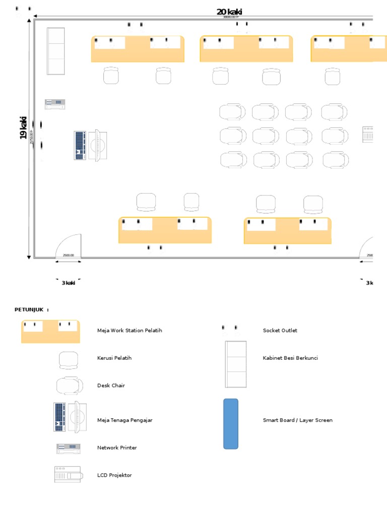 Drawing Layout Bengkel Specialist | PDF