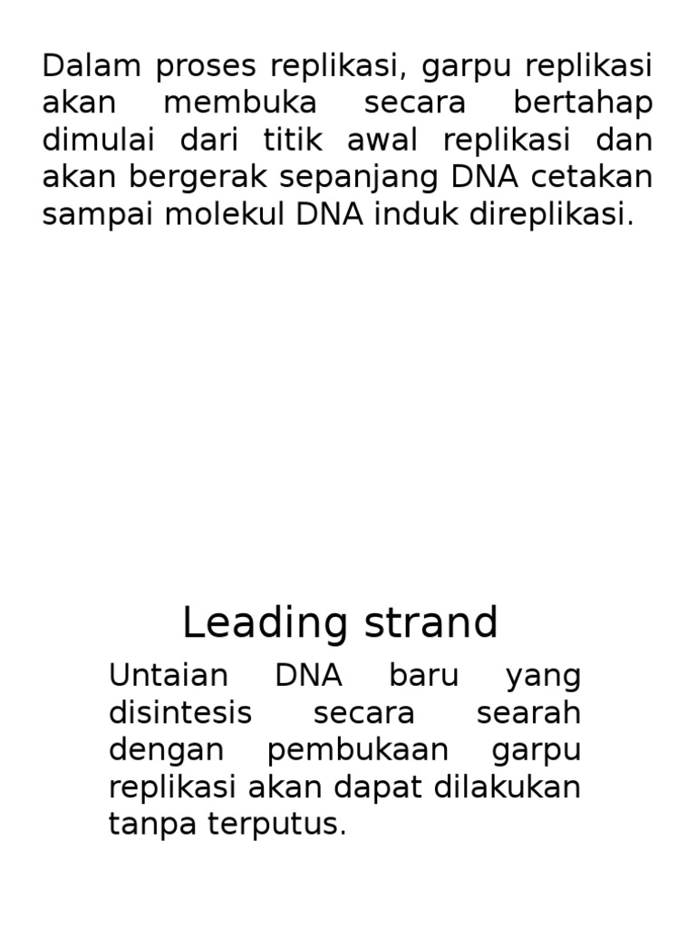 Perbedaan Leading dan Lagging Strand | PDF | Griya & Taman