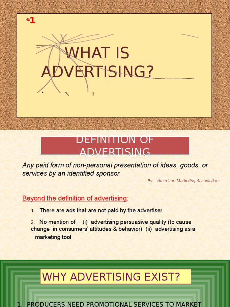 # What Is Advertising | PDF | Advertising | Brand