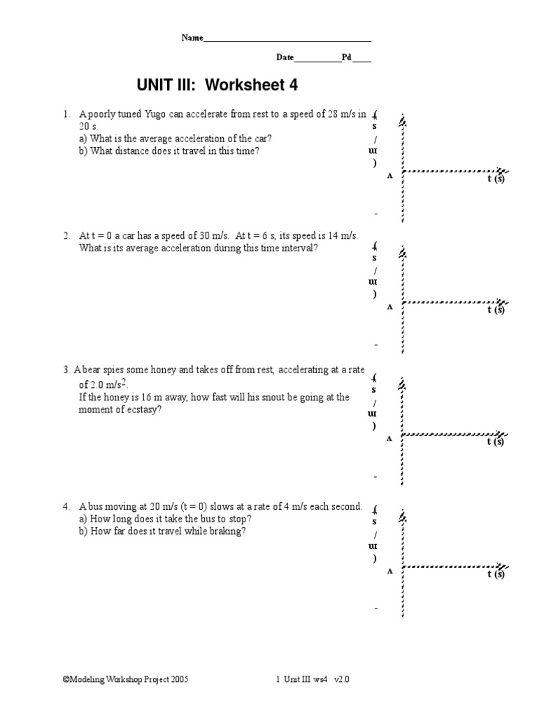 11_U3_ws_4 | Speed | Acceleration