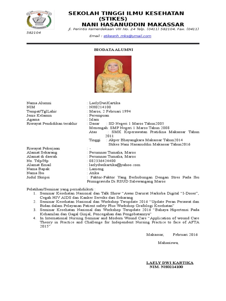 Biodata Alumni | PDF