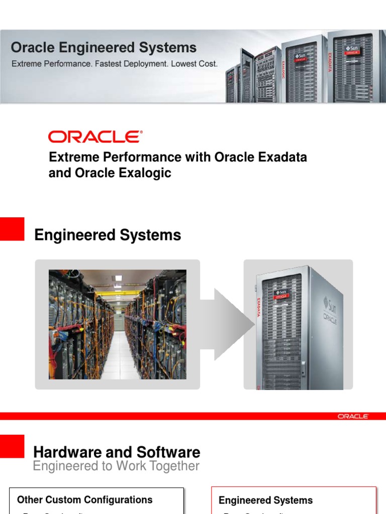 Optimized Performance And Consolidation With Oracles Engineered
