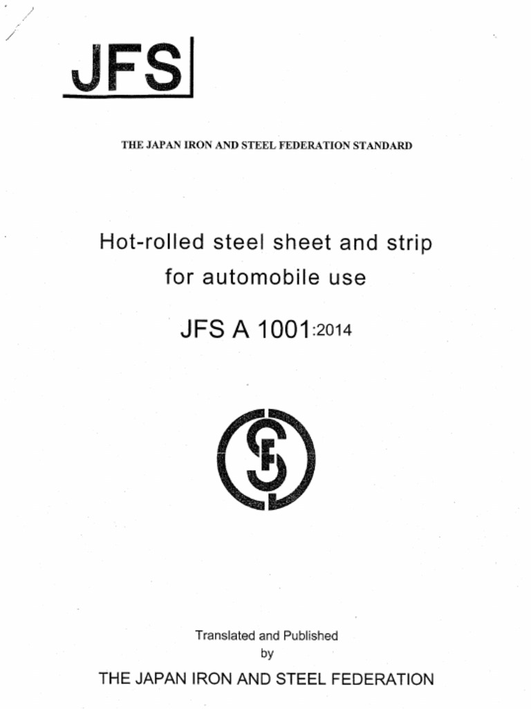 JFS A1001-2014 | PDF