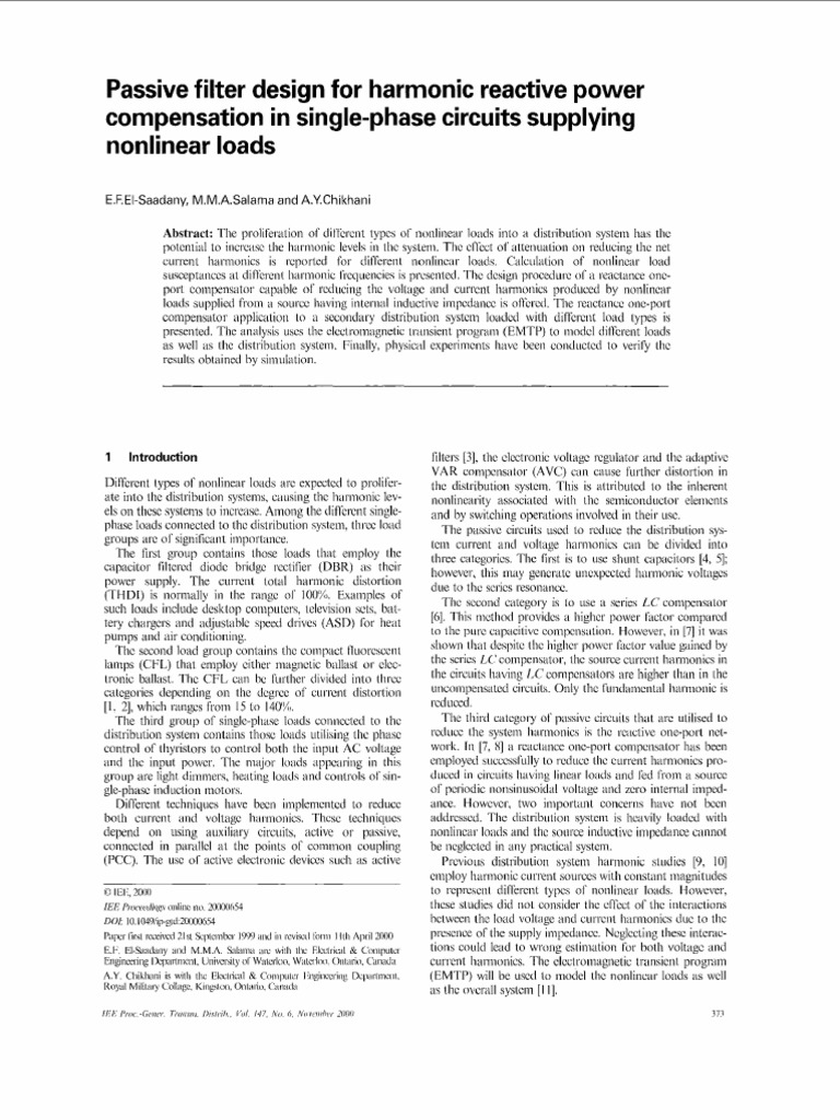 Passive Filter Design | PDF | Electrical Impedance | Capacitor