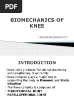 Biomechanics of Knee Joint - PPT - Hash | PDF | Knee | Anatomical Terms Of Motion