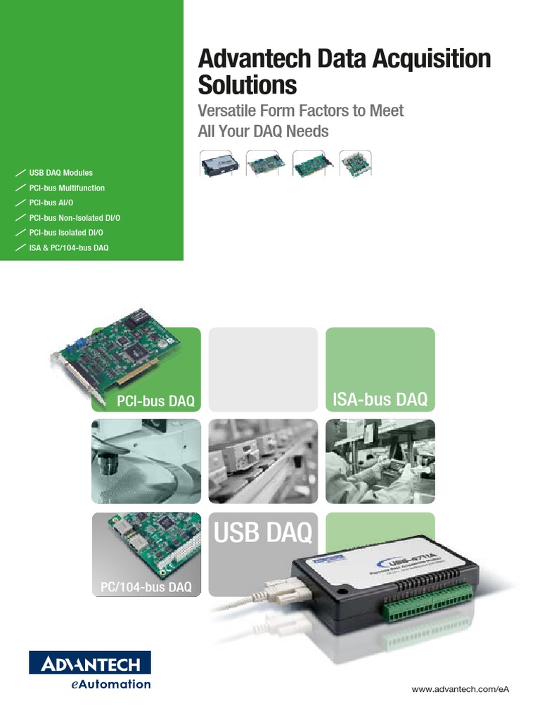 Daq-Card PDF | PDF | Usb | Data Acquisition
