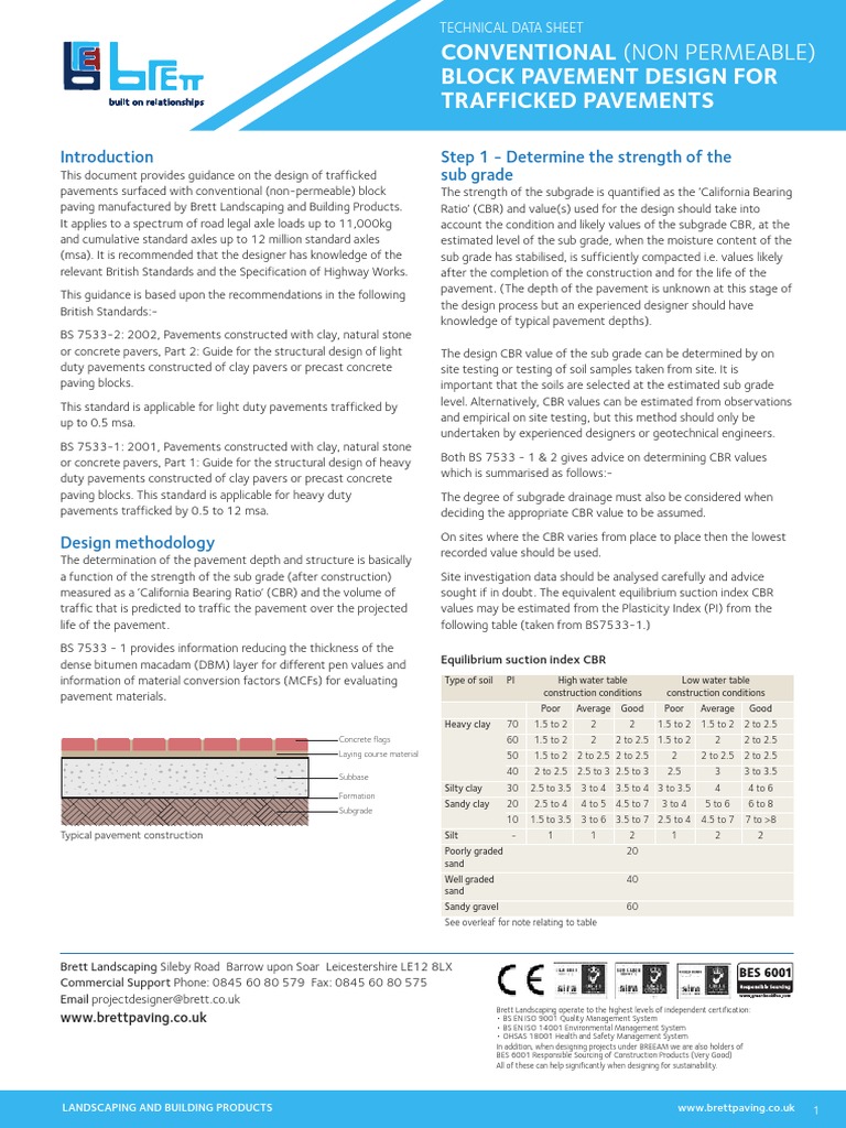 Block Pavement Design Guidelines | PDF | Road Surface | Traffic