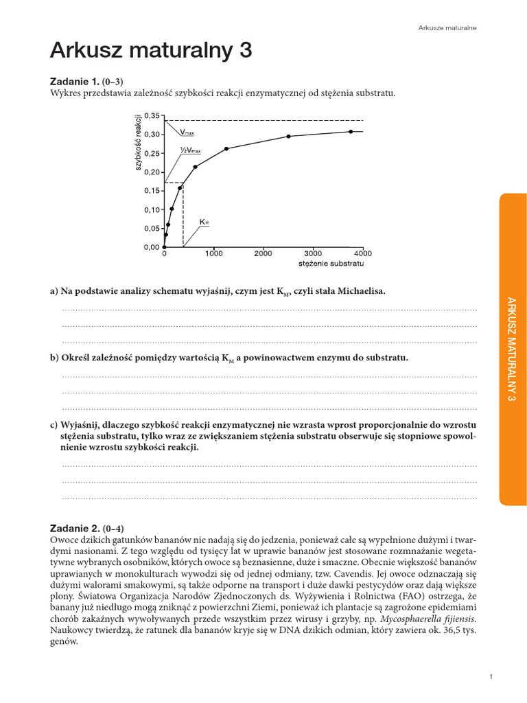Biologia Arkusz 3 | PDF
