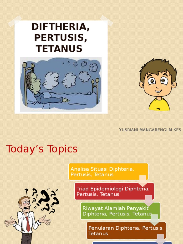 Epidemiologi Difteri, Pertusis, Tetanus | PDF | Sains & Matematika