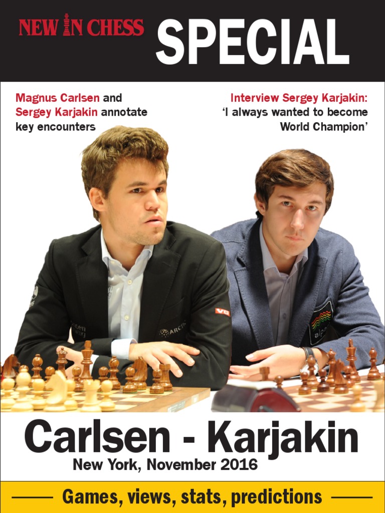 New in Chess Carlsen-Karjakin | PDF | World Chess Championships ...