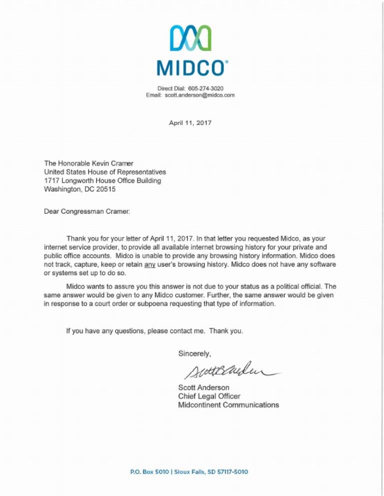 Midco Letter | PDF