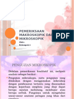 Pemeriksaan Simplisia: Makroskopis & Mikroskopis | PDF