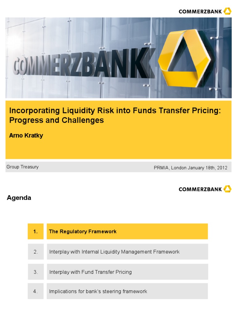 Incorporating Liquidity Risk Into Funds Transfer Pricing | PDF | Market ...