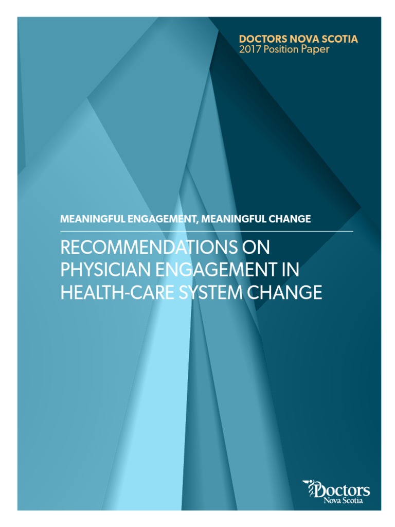 Physician Engagement Position | PDF | Health System | Physician