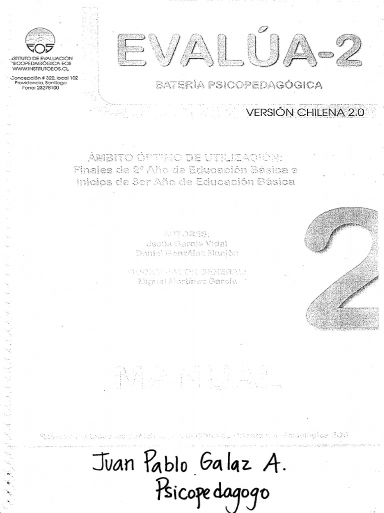 Manual 2.0 Chile Evalua-2 PDF | PDF