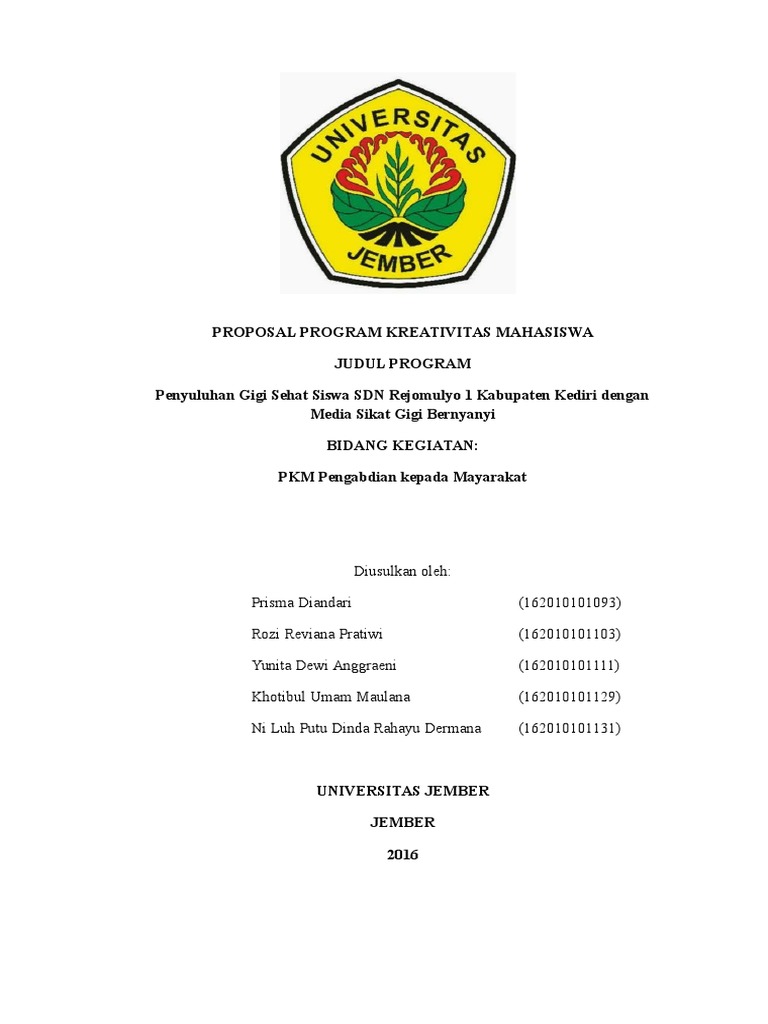 Cover PKM Maba Unej | PDF