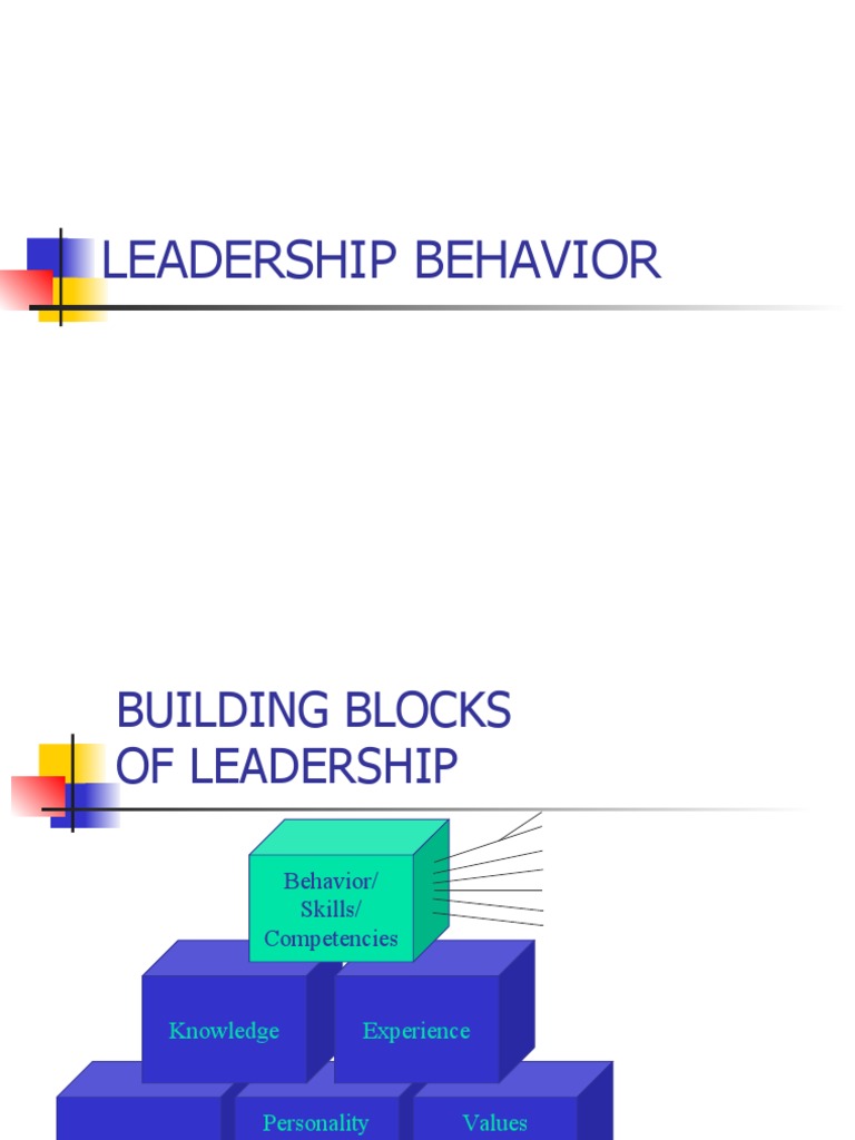 Leader Behaviors | PDF | Leadership | Behavior Modification